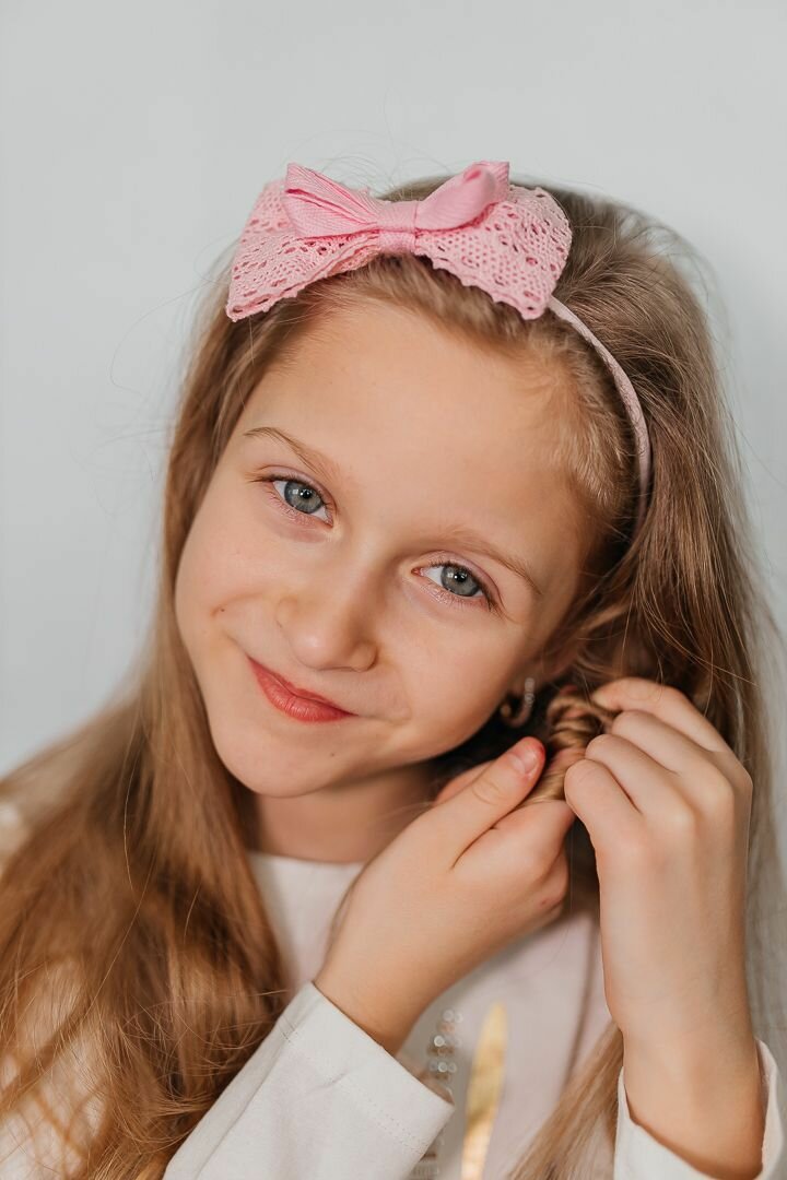 Ободок для девочки, повязка на голову