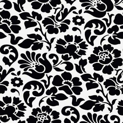 Пленка самоклеящаяся Коллекция декор d-c-fix BAROCK черный 200х45см