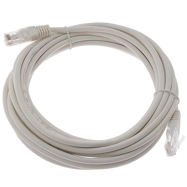 Патч-корд Netlan EC-PC4UD55B-BC-PVC-050-WT-10 UTP кат.5е 5м белый Netlan (5 шт. в наборе)