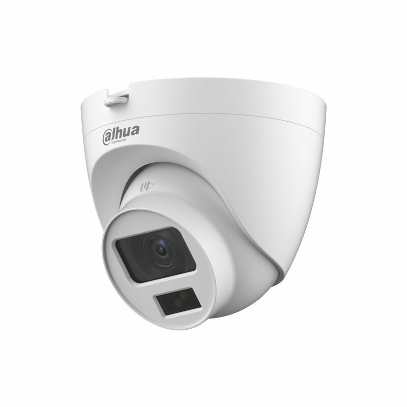 Камера видеонаблюдения 2МП Dahua DH-HAC-HDW1200CLQP-IL-A-0280B уличная купольная мультиформатная