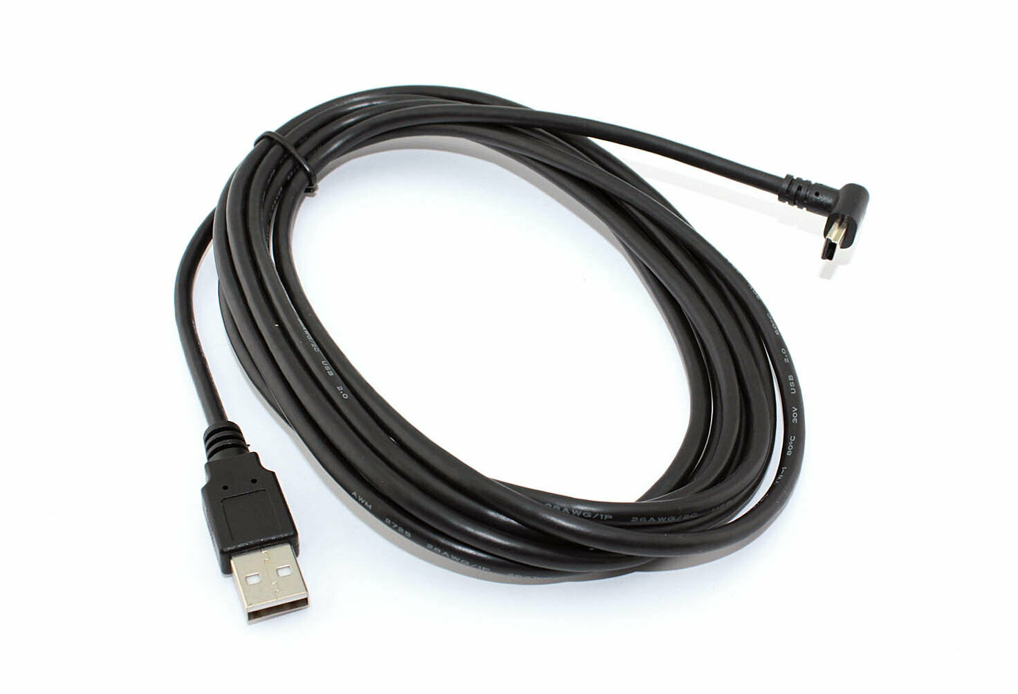 Кабель USB Type A на Mini USB угол вверх 3 м