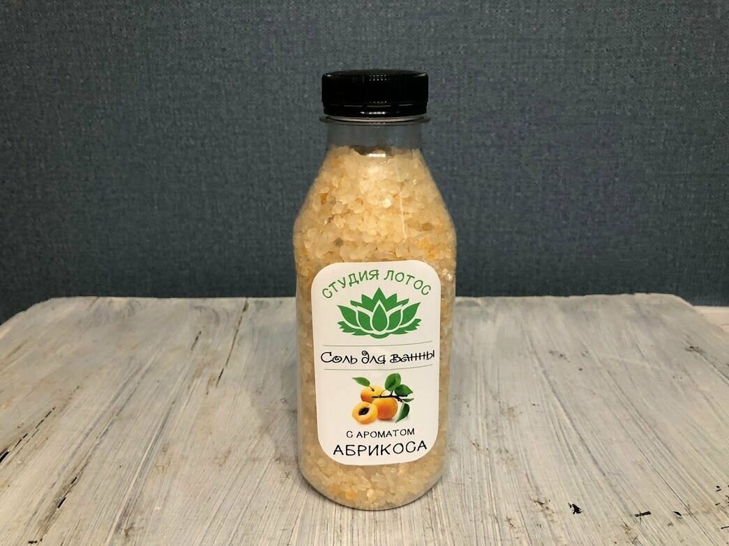 Соль для ванны с ароматом абрикоса