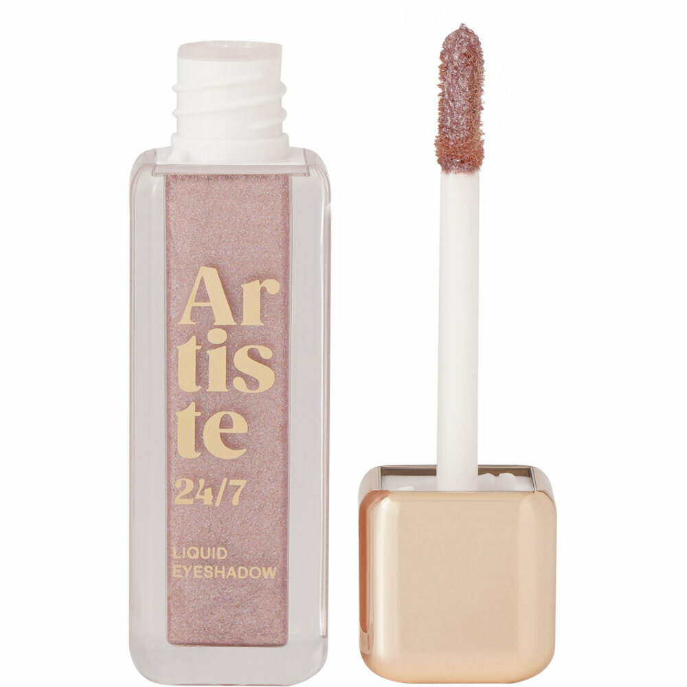 Жидкие тени для век Vivienne Sabo Artiste 24/7, тон 03: мерцающий с розовым глиттером, 6.5мл