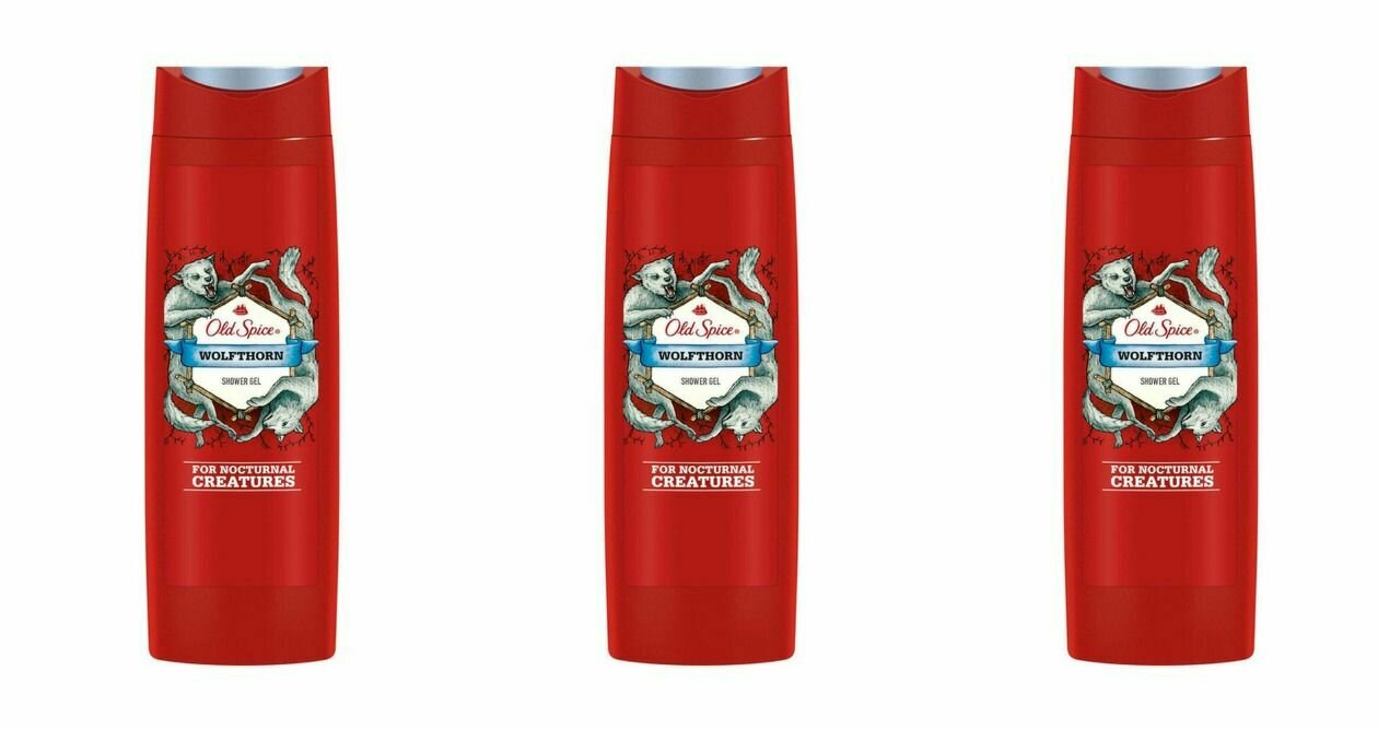 Old Spice Гель для душа Wolfthorn, 250 мл, 3 шт