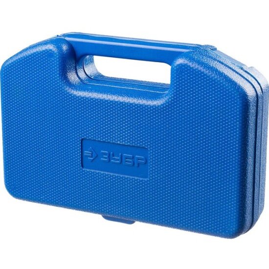 Набор коронок-чашек Зубр "Профессионал" c карбид-вольфрамовым нанесением, 6 коронок-чашек d 22, 28, 35, 44, 68, 73 мм, 2 державки со сверлами, ключ 33