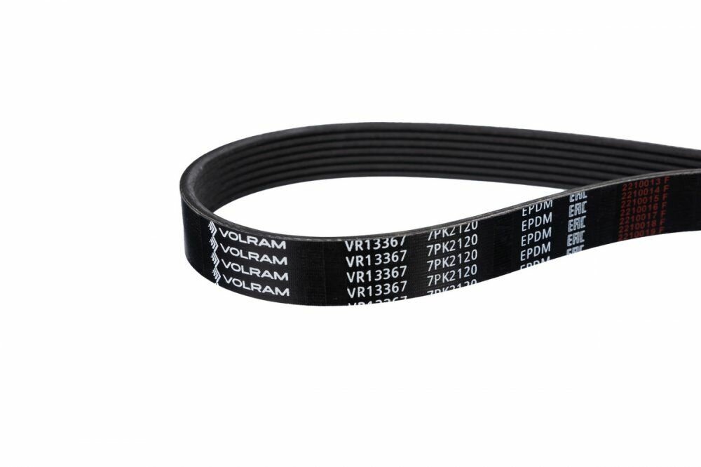 Ремень приводной Volram VR13367 поликлиновый генератора аналог 7PK2120 Toyota Land Cruiser Prado