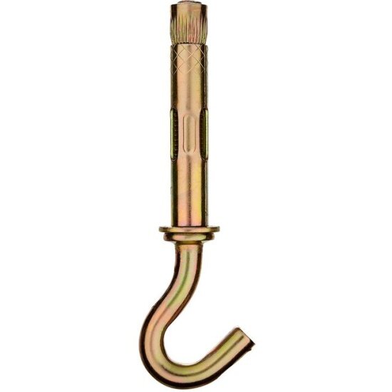 Болт анкерный с крюком Зубр 10 x 50 мм, 40 шт, желтопассивированный, Профессионал 302372-10-050