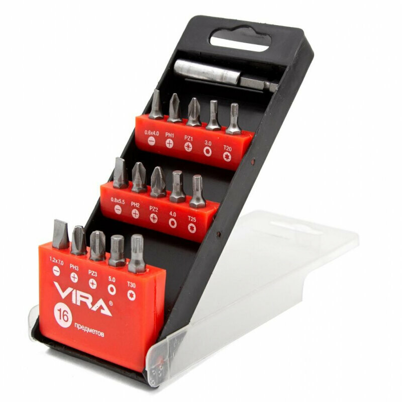 Набор бит 16 шт. VIRA 554101, 1331527