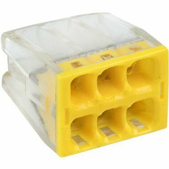 Клеммы Ekf СМК 2273-246 6-проводная 0.5-2.5кв. мм с пастой (уп.50шт) PROxima, plc-smk-2273-246