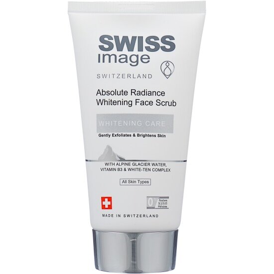 Осветляющий скраб для лица Swiss Image выравнивающий тон кожи, 150 мл