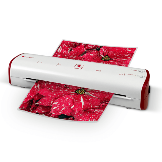 Ламинатор Гелеос ЛМ A4 Модерн белый+красный