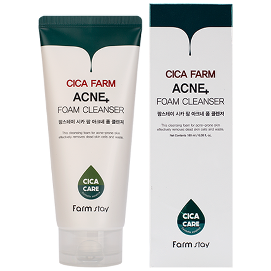 Очищающая пенка Farmstay с центеллой азиатской для проблемной кожи, 180 мл