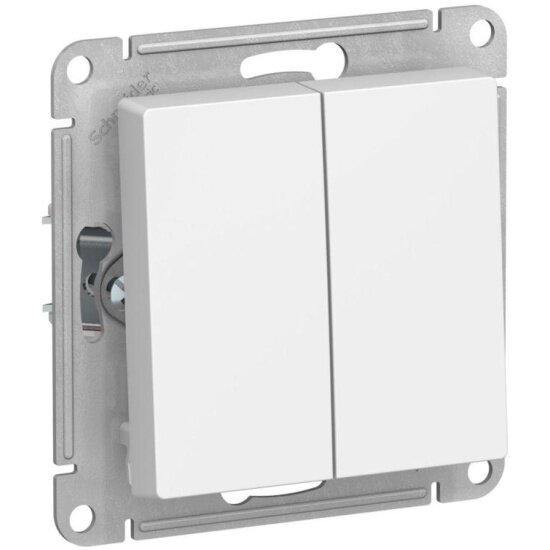 Выключатель Systeme Electric (schneider Electric) 2-кл. AtlasDesign сх.5 10АХ механизм лотос, ATN001351