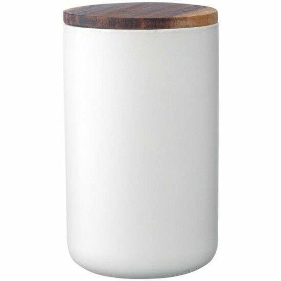 Банка для хранения Smart Solutions керамическая 750 мл, белая (KK-CR750W)