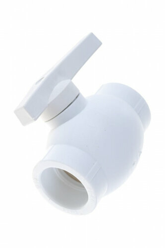 Кран шаровой Valfex PP-R белый Дн 50 внутренняя пайка 10144050