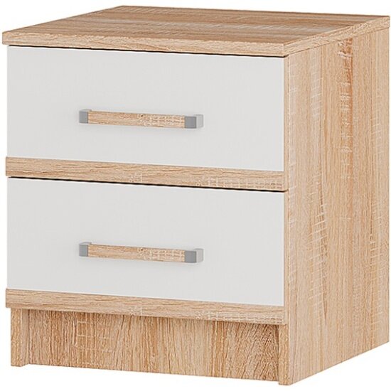 Тумба прикроватная Бтс Мебель с ящиками Сакура, дуб сонома.