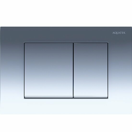 Панель смыва Aquatek Хром глянец (клавиши квадрат) KDI-0000010