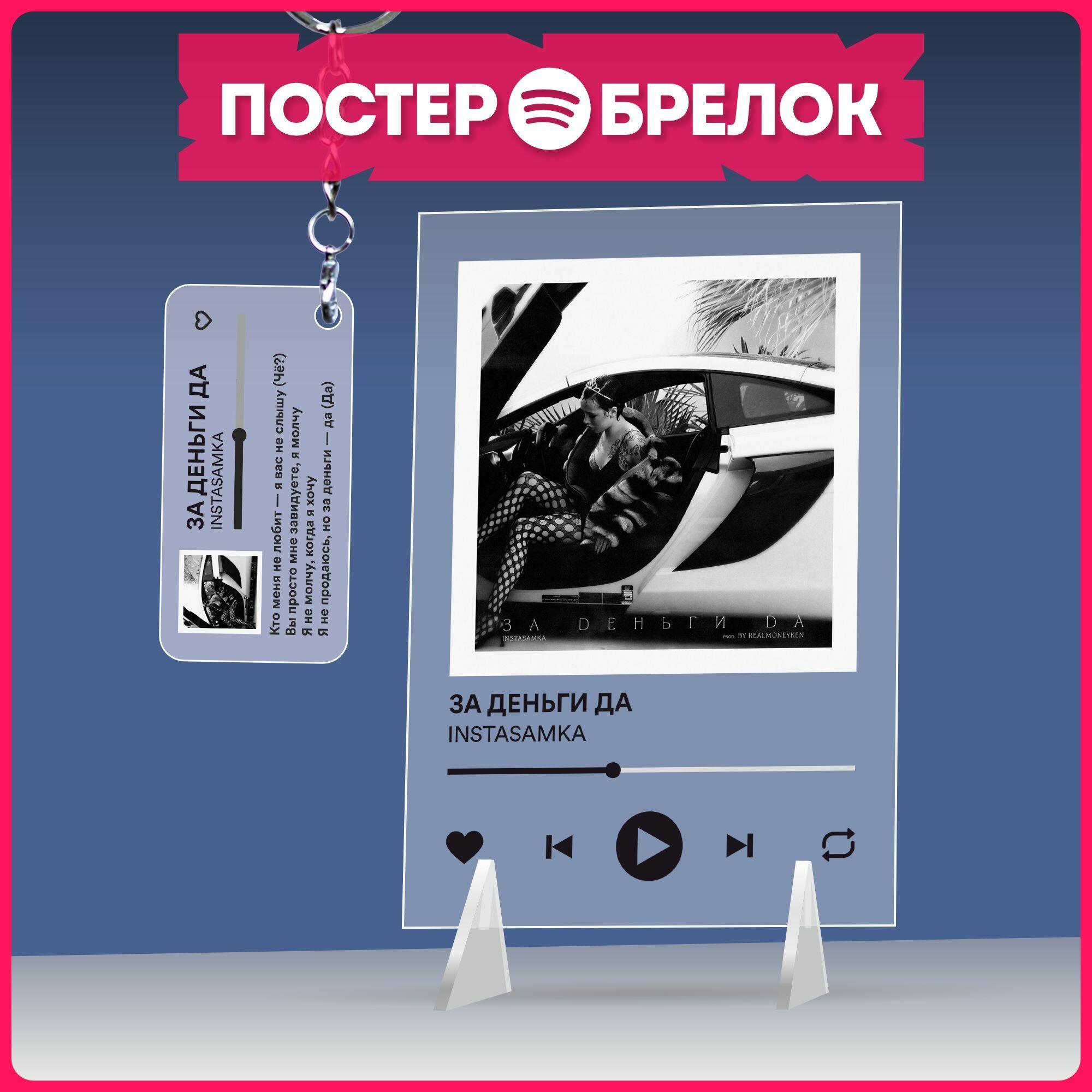 Постеры spotify Инстасамка Instasamka подарочный набор
