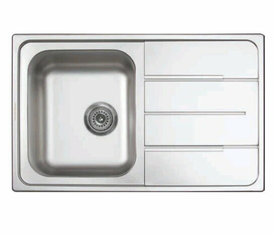 Кухонная мойка Zigmund & Shtain RECHTECK 790.8 Polished (уцененный товар) Нержавеющая сталь