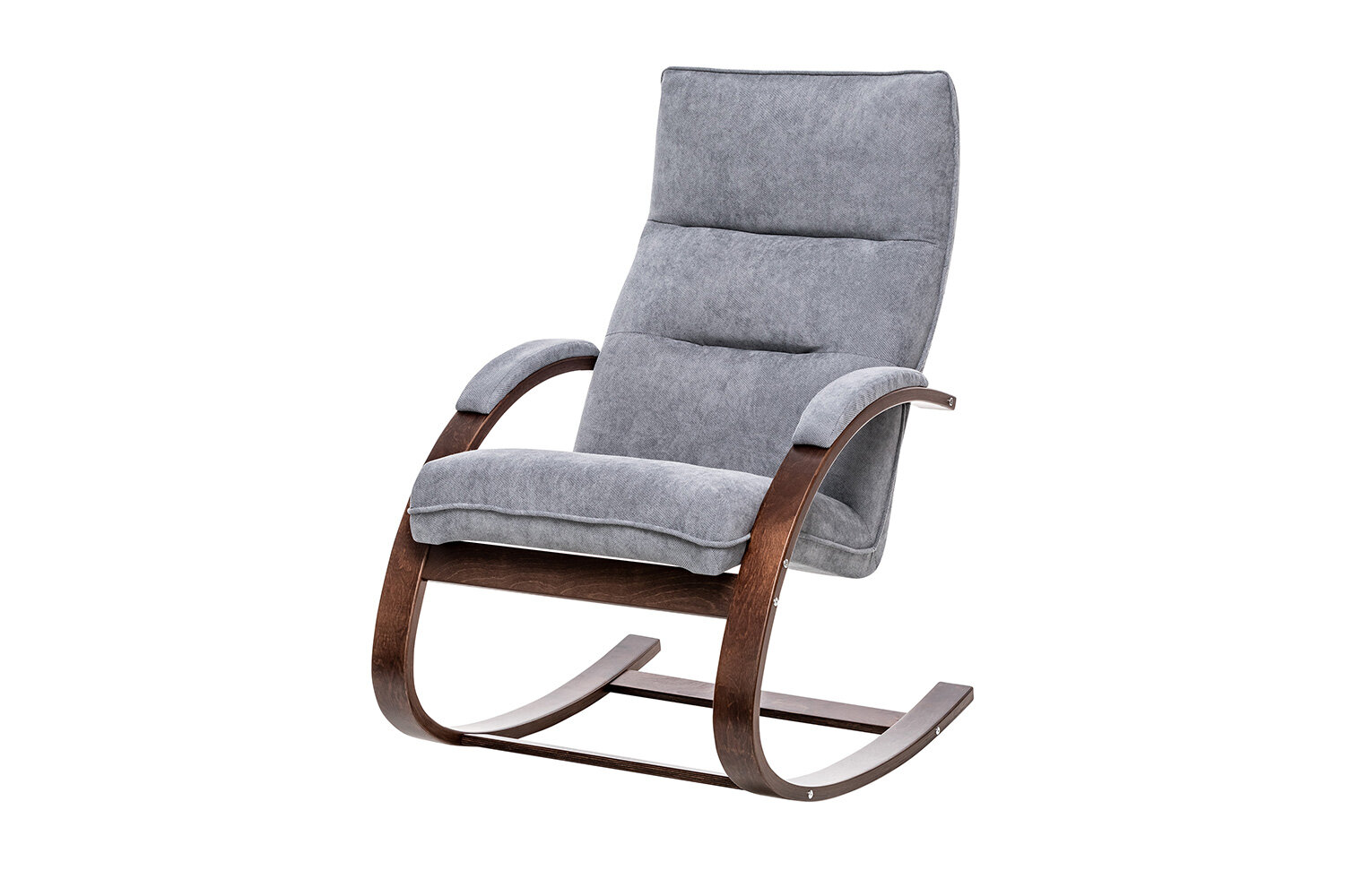 Кресло-качалка SCANDICA Скаген, 67,5х101х84 см, обивка велюр, цвет темно-серый