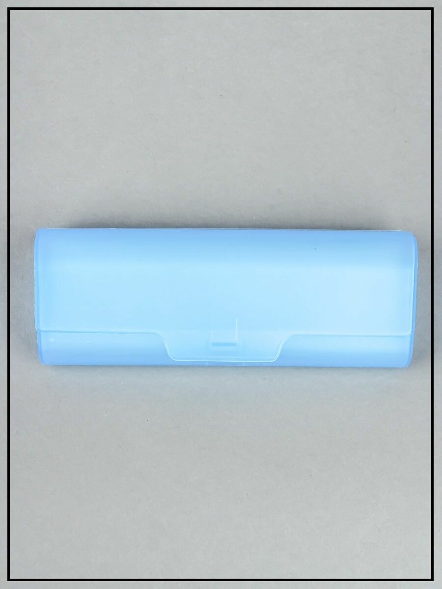 Футляр для очков ASK, женский, пластик, голубой, пластик, унисекс,