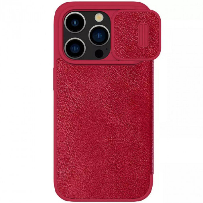 Nillkin Qin PRO Чехол-книжка из Premium экокожи с защитой камеры для iPhone 15 Pro