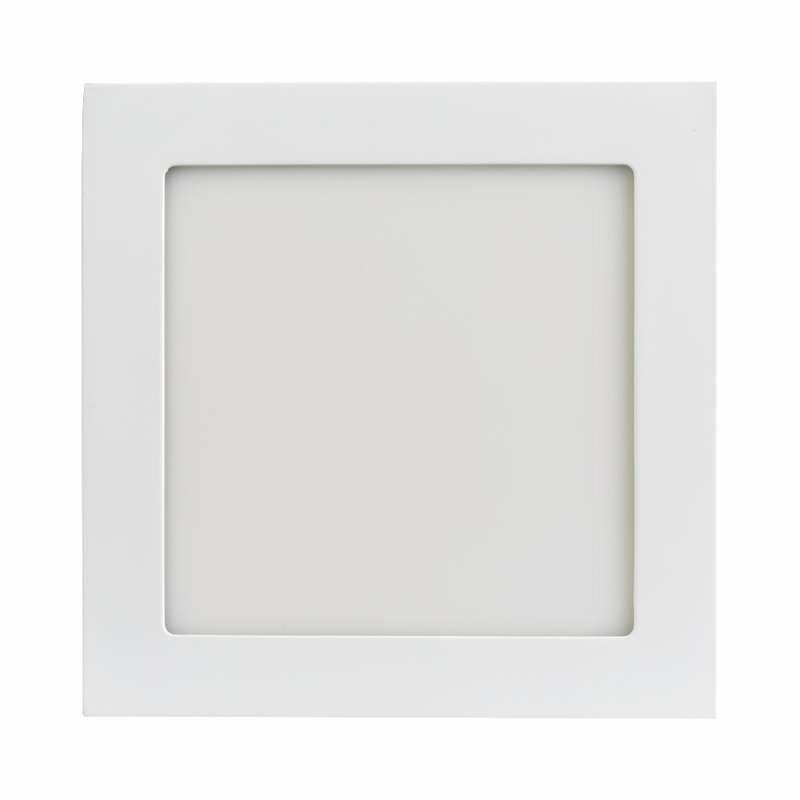 Встраиваемый светильник-панель 15W Белый теплый 020133 DL-172x172M-15W 220V IP20 квадратный белый