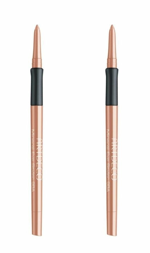 ARTDECO Карандаш для глаз минеральный Mineral Eye Styler тон 98А, 0.4 г, 2 шт