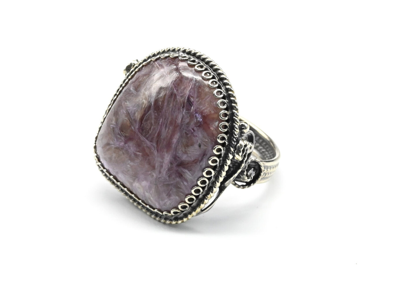 Кольцо, чароит