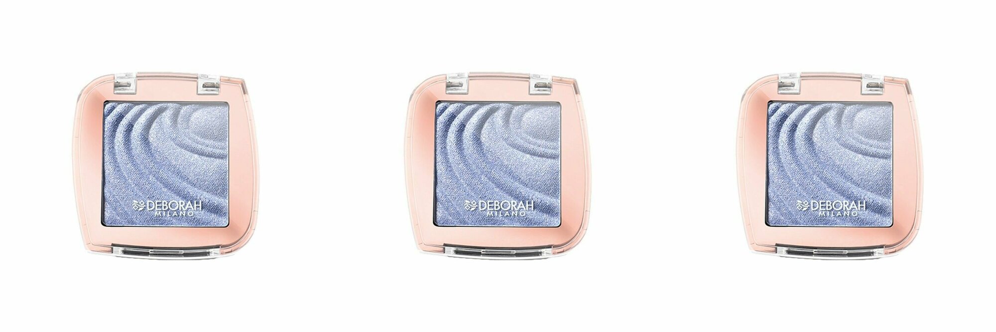 Deborah Milano Тени для век водостойкие Color Lovers, тон 06, небесно-голубой, 3.5 г, 3 шт