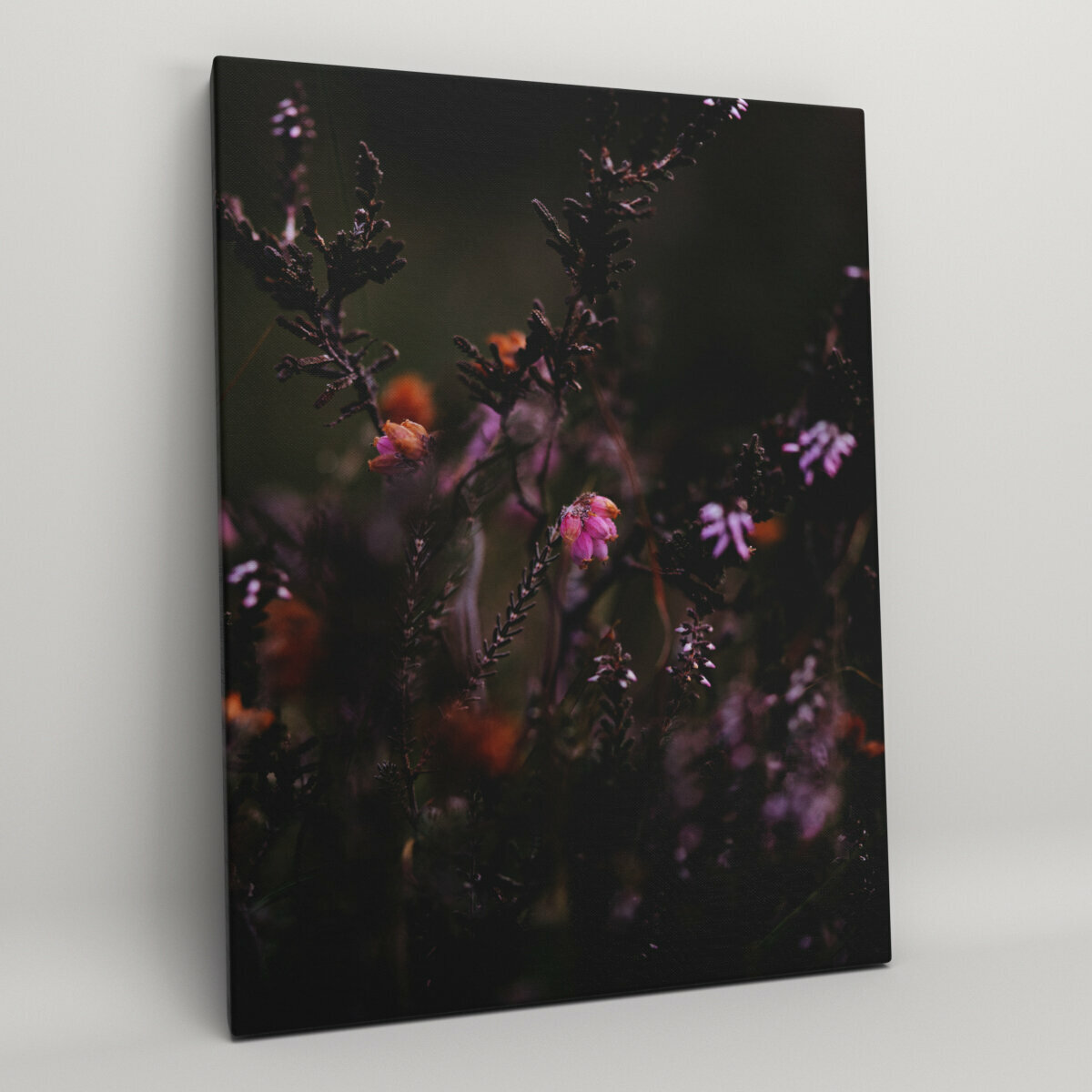 Картина на холсте (интерьерный постер) "Полевые цветы №2" цветы и растения, с деревянным подрамником, размер 30х40 см