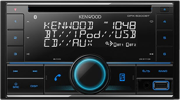 Автомагнитола DPX-5300BT 2DIN 4x50Вт v4.2 AUX DSP 3 RDS