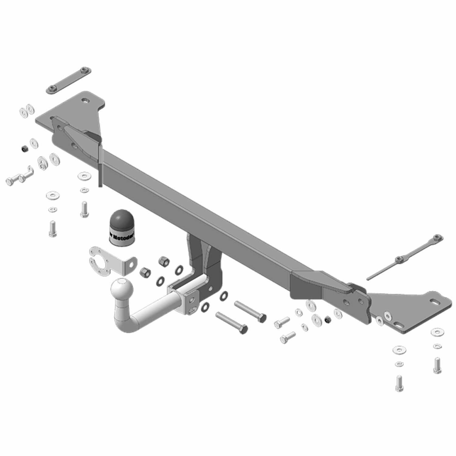 Фаркоп (тягово-сцепное устройство) Motodor на Джили Атлас Про 2021-2023