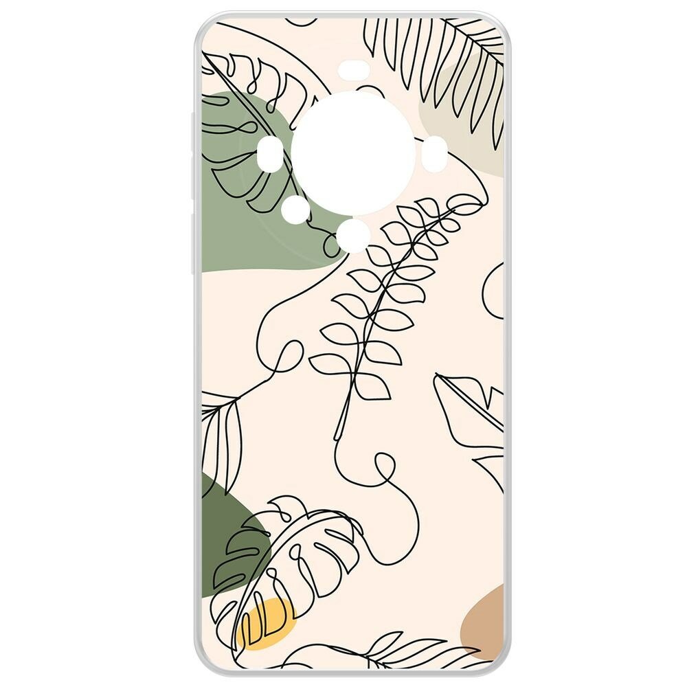 Чехол-накладка Krutoff Clear Case Линия весны для Huawei Mate 60 Pro