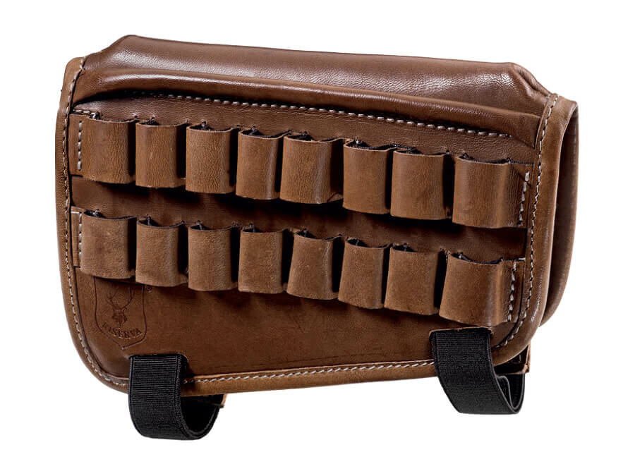 Гребень на приклад Riserva с патранташем на 8 нарезных патронов, кожа (R6083 L)