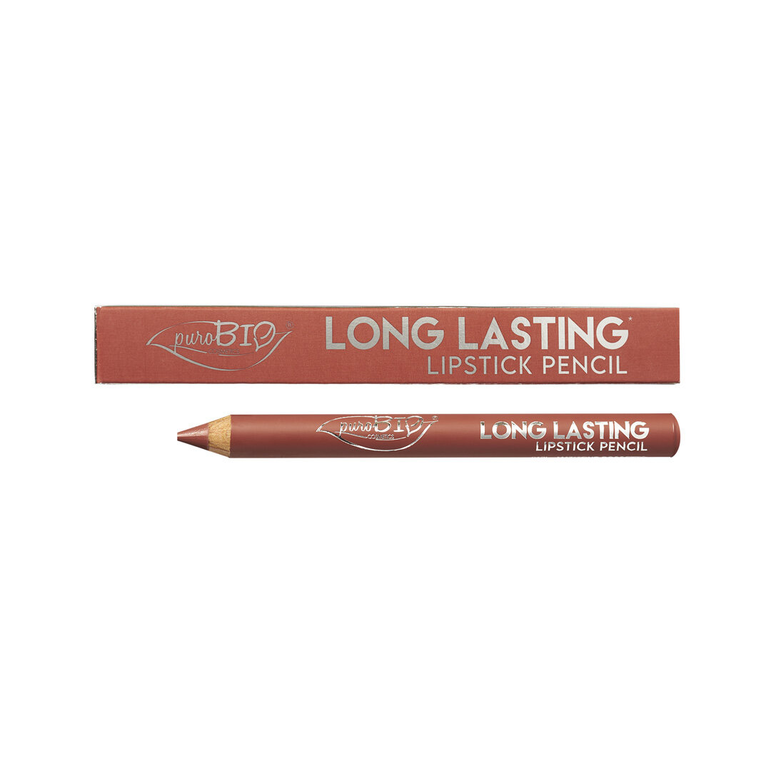 Помада-карандаш Long Lasting 017L Персик нюд, 3 г, PuroBio Cosmetics (ПуроБио Косметикс)