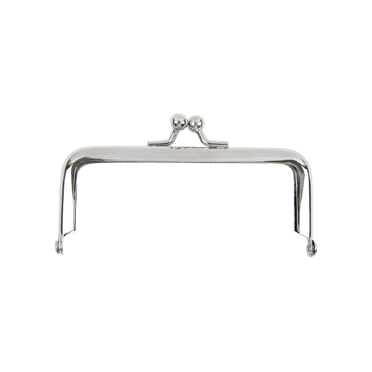 Gamma FER-28 Застежка для сумки фермуар 10.5×6 см под серебро №01, изделие из металла 1шт