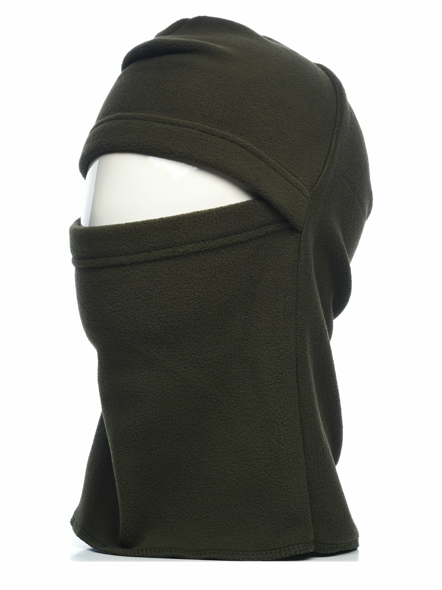 Балаклава мужская зимняя тактическая военная Huntsman Флис, подшлемник мужской зимний теплый для охоты и рыбалки, 280 г/м, цвет хаки (р.58-60)