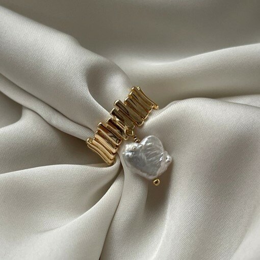 Кольцо-кулон, жемчуг пресноводный