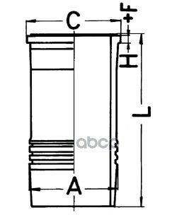 Гильза цилиндра ! d125 IVECO EuroStar/Cursor/Stralis F3AE0681/D/E KOLBENSCHMIDT арт. 89834110