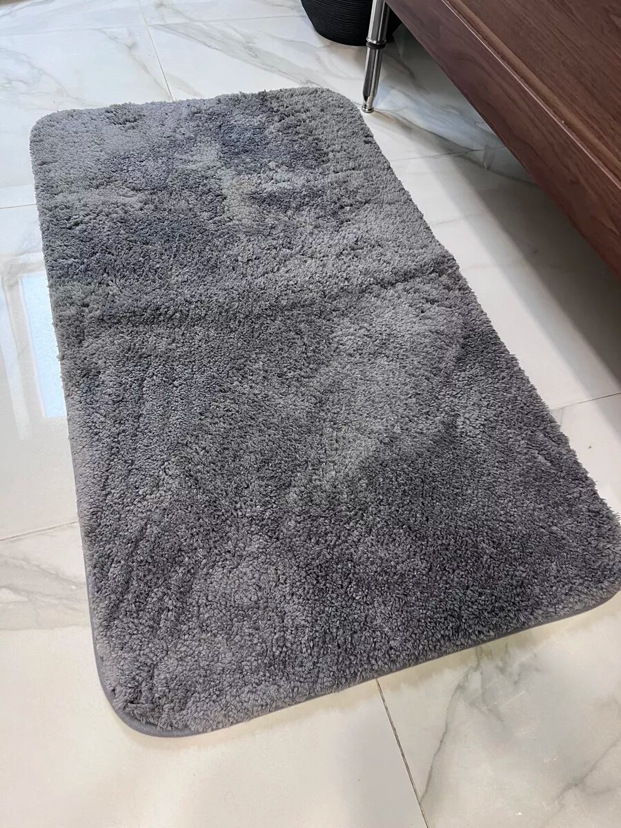 Коврик Natali's Carpets на пол для ванной и туалета противоскользящий 60х90см