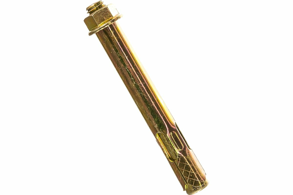 Tech-Krep анкерный болт с гайкой 12х100 мм, пакет 1 шт, крепёж для монтажа.