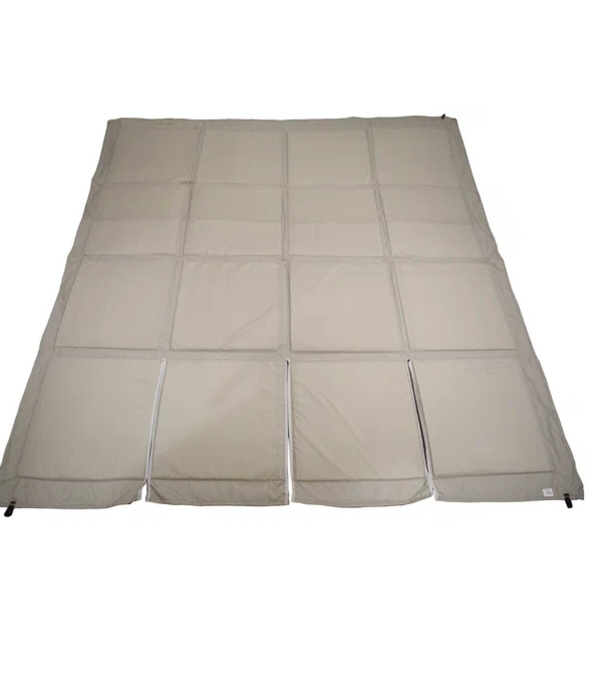 Пол для палаток СТЭК "Куб", Оксфорд, водонепроницаемый, серый, длина 240х240 см