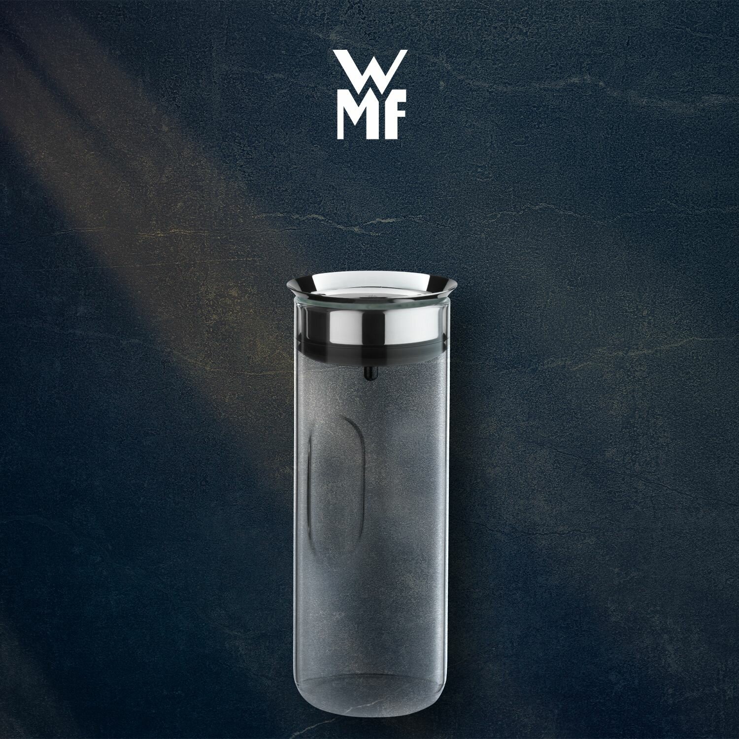 Графин для воды WMF Motion, объем 0.8 л, стекло, нержавеющая сталь Cromargan, можно мыть в посудомоечной машине