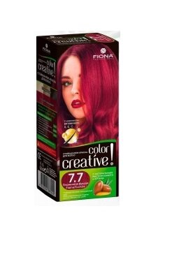 Краска для волос Fiona Creative color тон 7.7 , Пламенная фуксия