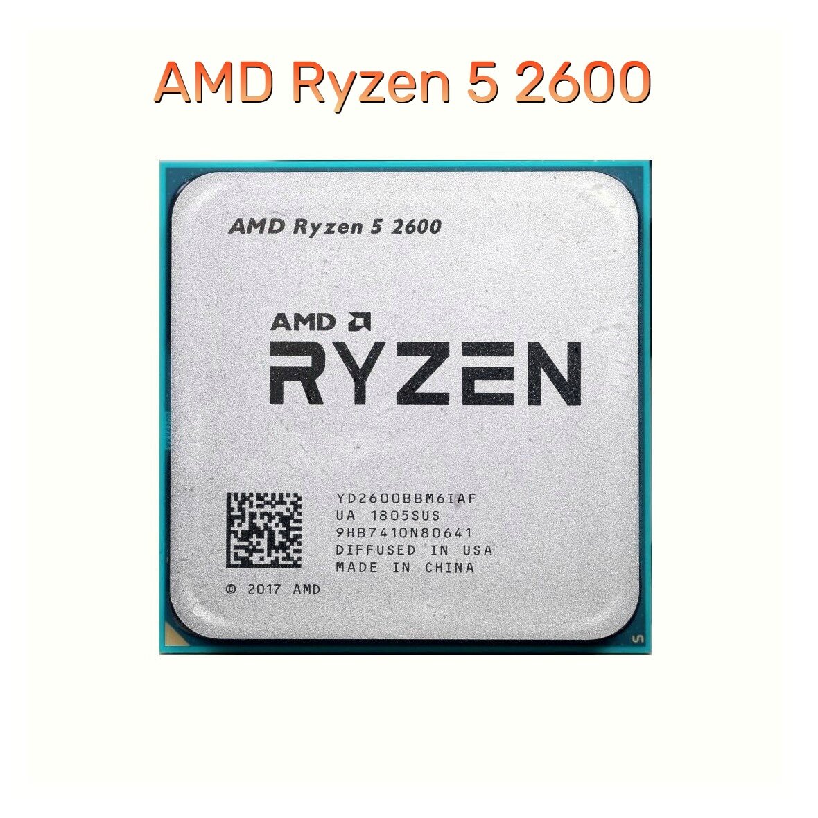 Процессор AMD Ryzen 5 2600 (AM4, 6/12 до 3.9 ГГц, DDR4 2933 МГц)