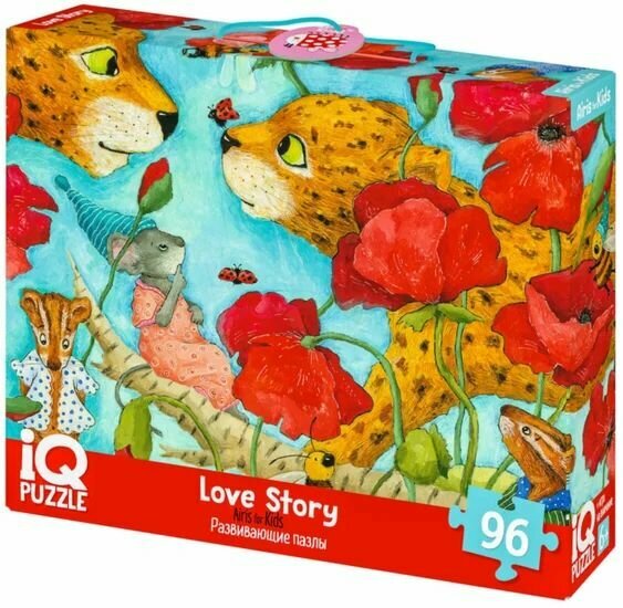 IQ Пазл с отличиями. 96 эл. История любви.