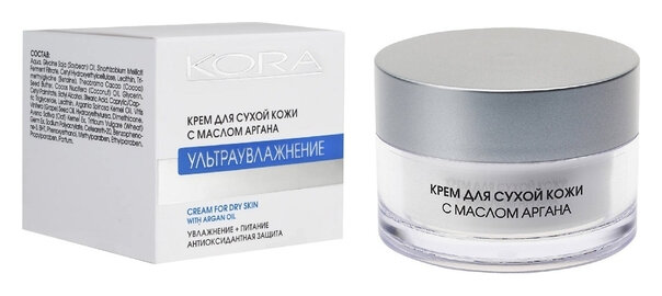 Крем для лица Kora Крем для сухой кожи с маслом арганы