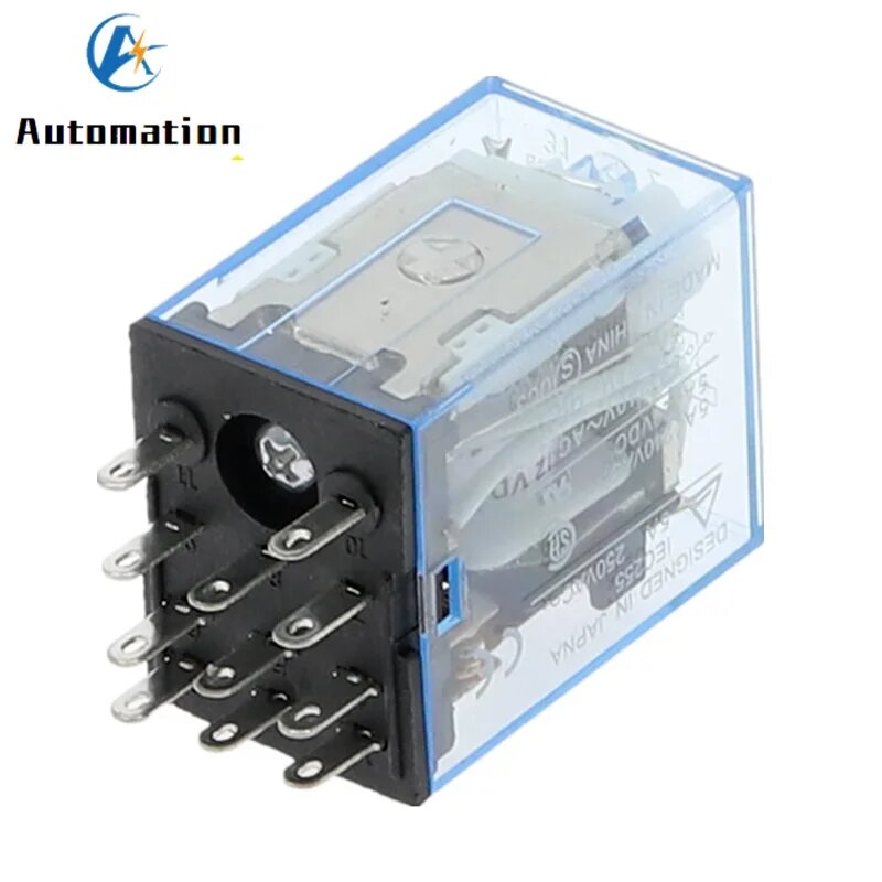 Микро-мини-реле HH53P MY3NJ MY3 11-контактный DC12V/DC24V/DC110V/AC220V катушка общего назначения промежуточный электромагнитный