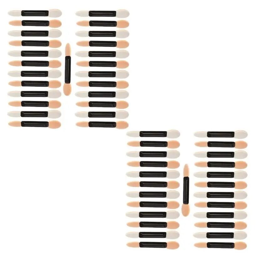 12 шт, аппликатор для теней для век, спонж, двухсторонний, товары для макияжа, портативные кисти для теней для век, зеркало для ногтей, кисть для пудры